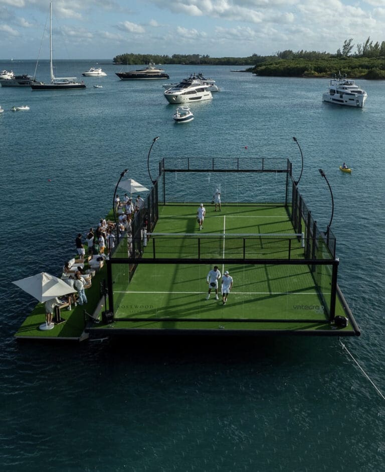 Miami's Floating Padel Court: A Game-Changer in Sustainability | Wildest