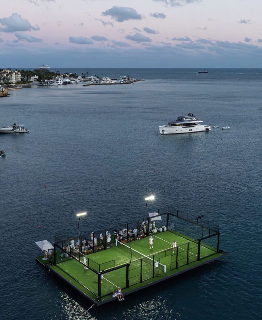 Miami's Floating Padel Court: A Game-Changer in Sustainability | Wildest